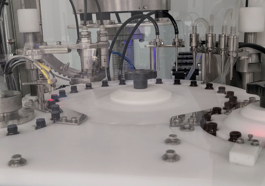 Online Vial Filling And Capping Machine With ABB Main Motor And ...