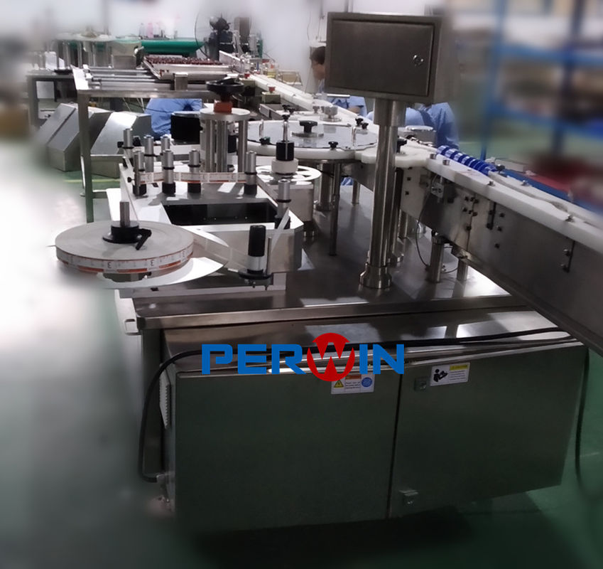 Laboratory Liquid Vial Filling Capping Machine Plunger Pump Method