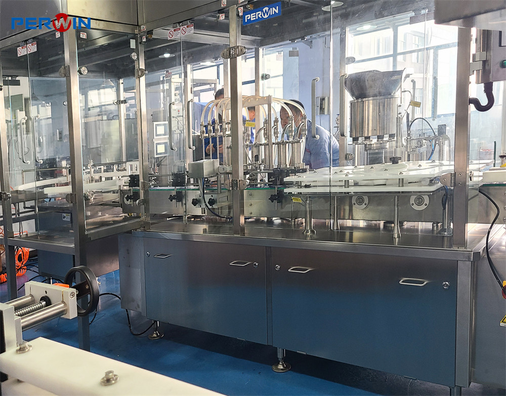 CIP System Available Animal Vaccine Filling Line - 220V/380V Power ...