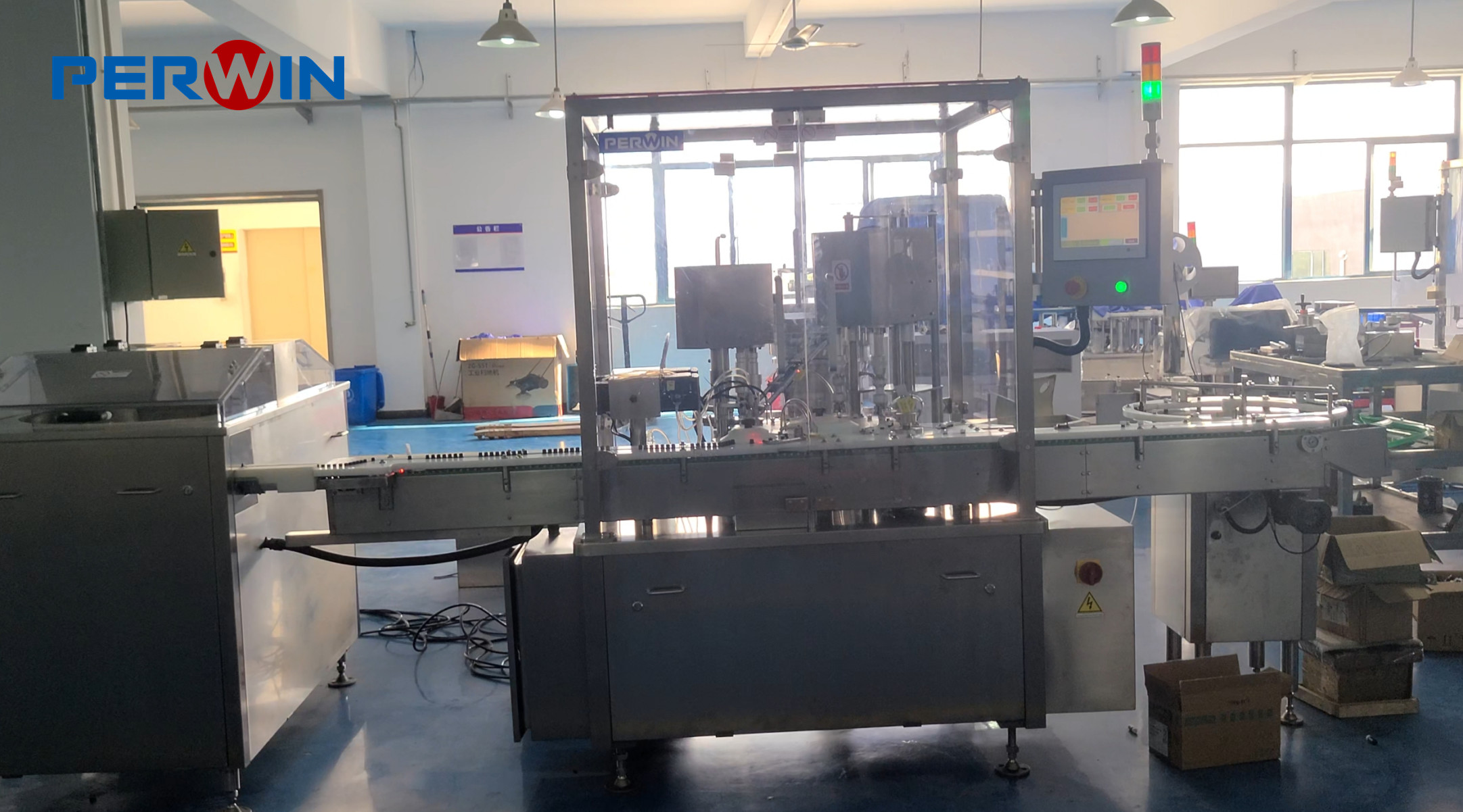 Stainless Steel Automated Vial Filler Improve Production Efficiency