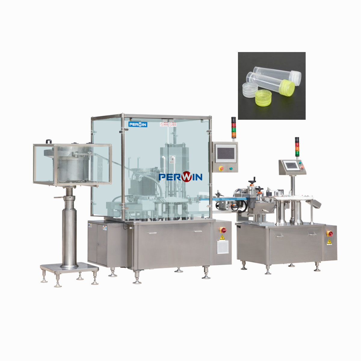 75 Bottles/Min Cell Preservation 2ml Aseptic Filling Machine