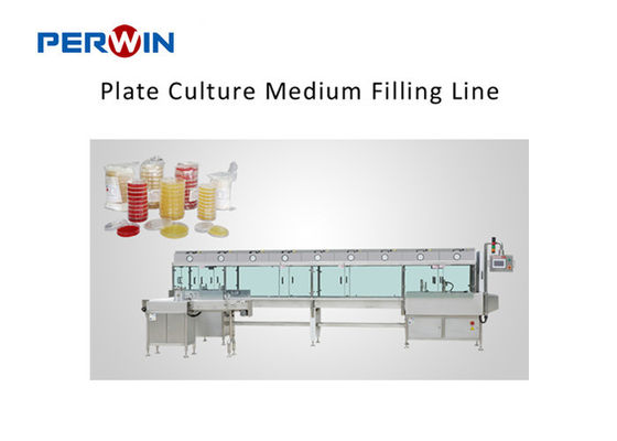 MEDIAFILL Plate Pourer Petri Dish Filler Contact Dish Filling Line