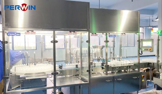 50ml Bottle Animal Vaccine Filling Line With GMP Requirements PW-GXT1