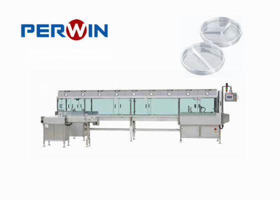 Agar Plate Petri Dish Filling Machine / Custom Cell Culture Media ...