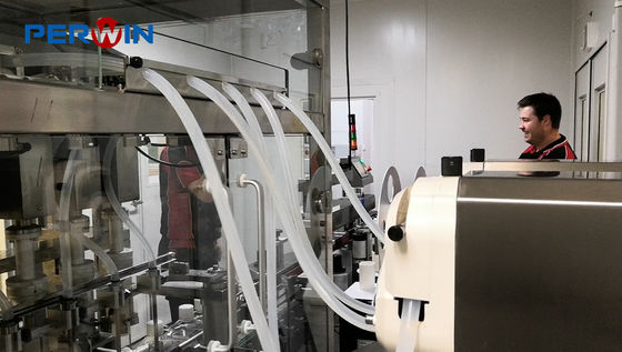 Servo Motor Driven Animal Sera Filling Machine with Bottle Separating ...