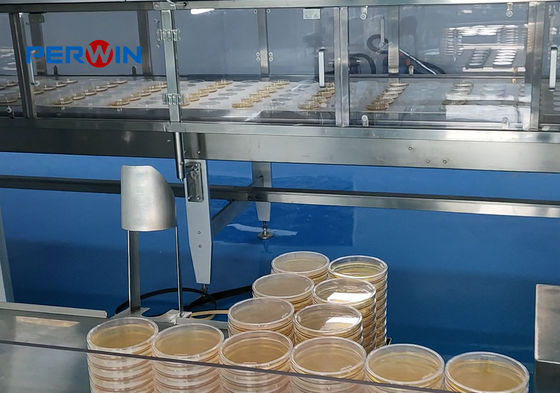 Precise Bi-plates filling Petri Dish Filling Apparatus Servo Mechanism ...