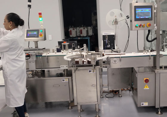 Semi Automatic Glass Vial Filling Line 5ml And 10ml With Independent ...